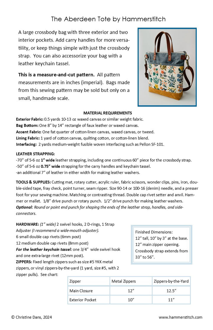 Sewing Patterns – Hammerstitch